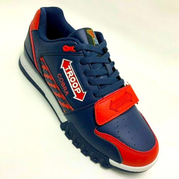 TROOP | Shoes | Mens Troop Cobra Navy Red White Lowtop Sneakers | Poshmark